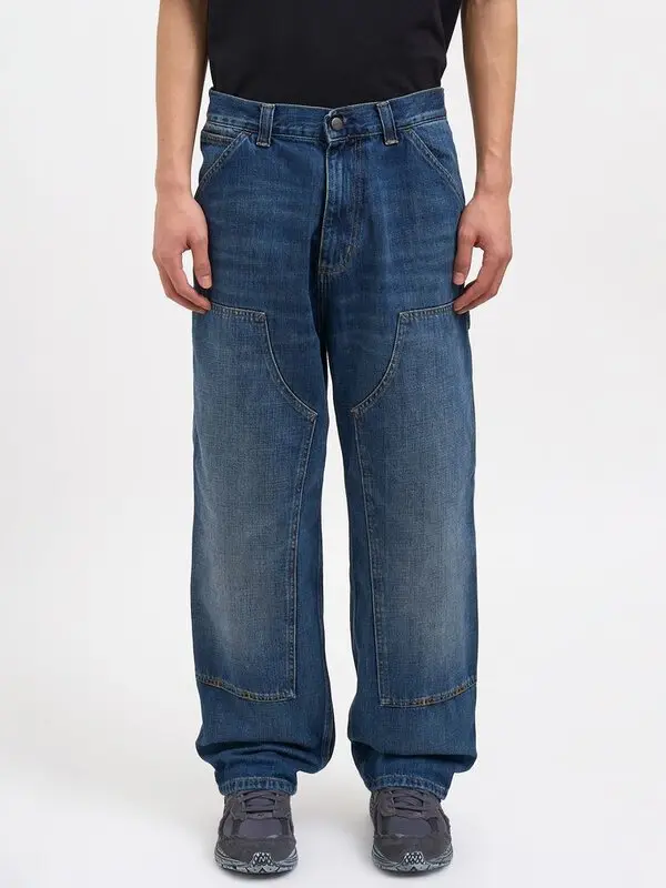 Carhartt Work In Progress Wide-leg Utility Jeans - Blue