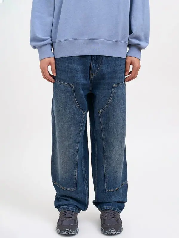 Carhartt Work In Progress Wide-leg Utility Jeans - Blue