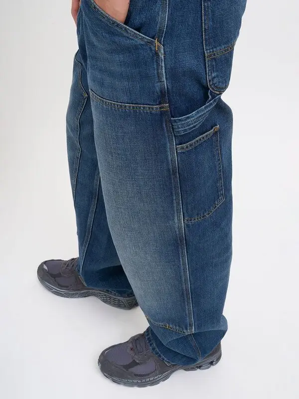 Carhartt Work In Progress Wide-leg Utility Jeans - Blue
