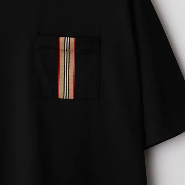 Burberry Item O-neck Short-sleeved T-shirt - Black