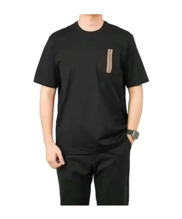 Burberry Logo Cotton T-shirt - Black