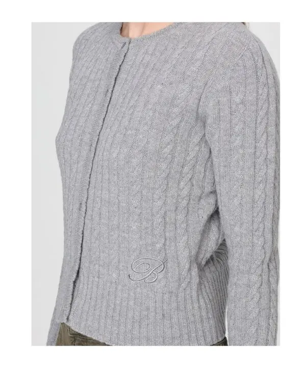 Blumarine Long-sleeved Knitted Cardigan