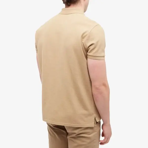 Polo Ralph Lauren Logo-embroidered Short-sleeve Polo - Nude