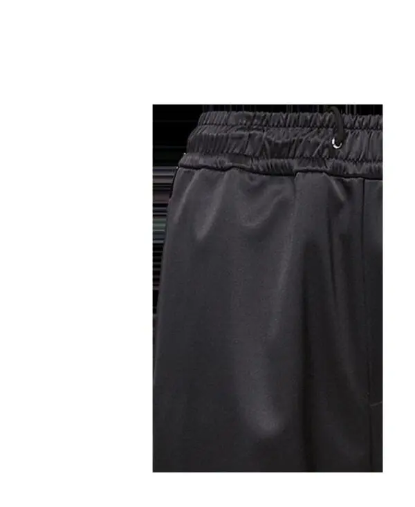 Mcm Slim Casual Pants With Drawstring Waist And Side Stripe Detail