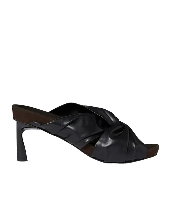 Stella McCartney Twisted Alter-mat Mules - Midnight Black