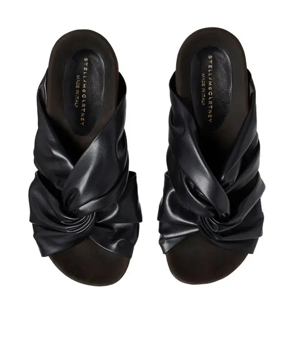 Stella McCartney Twisted Alter-mat Mules - Midnight Black
