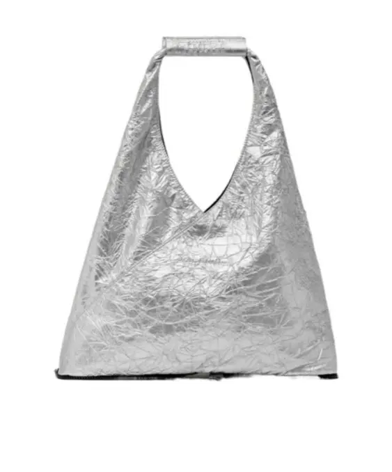 MAISON MARGIELA Metallic Effect Japanese Bag - Gray