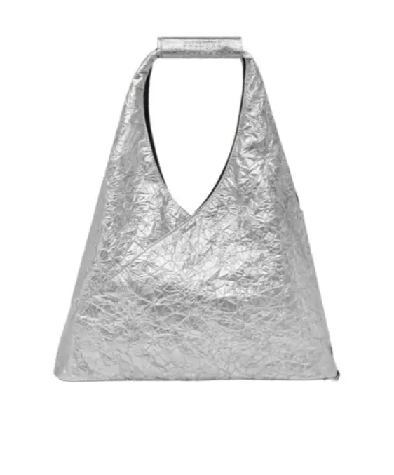 MAISON MARGIELA Metallic Effect Japanese Bag - Gray