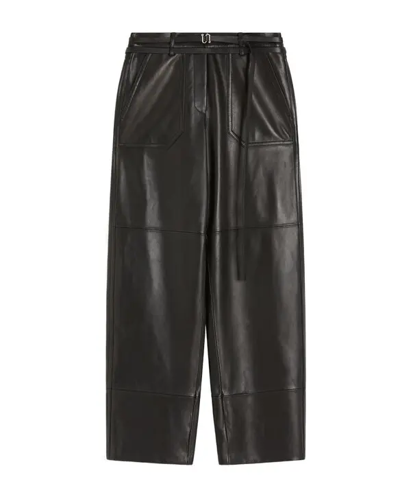 Sportmax Garbo Belted Trousers - Black