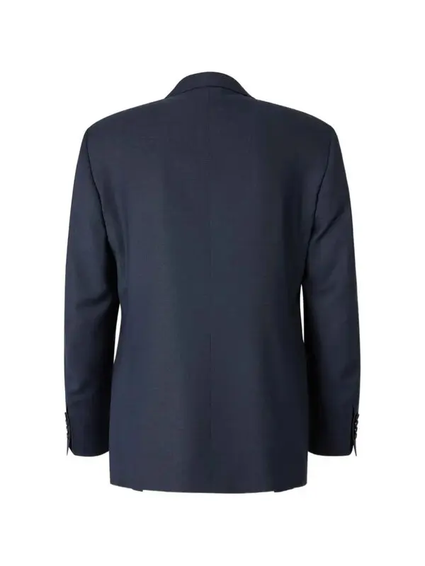 Canali Straight Two-button Wool Suits - Black
