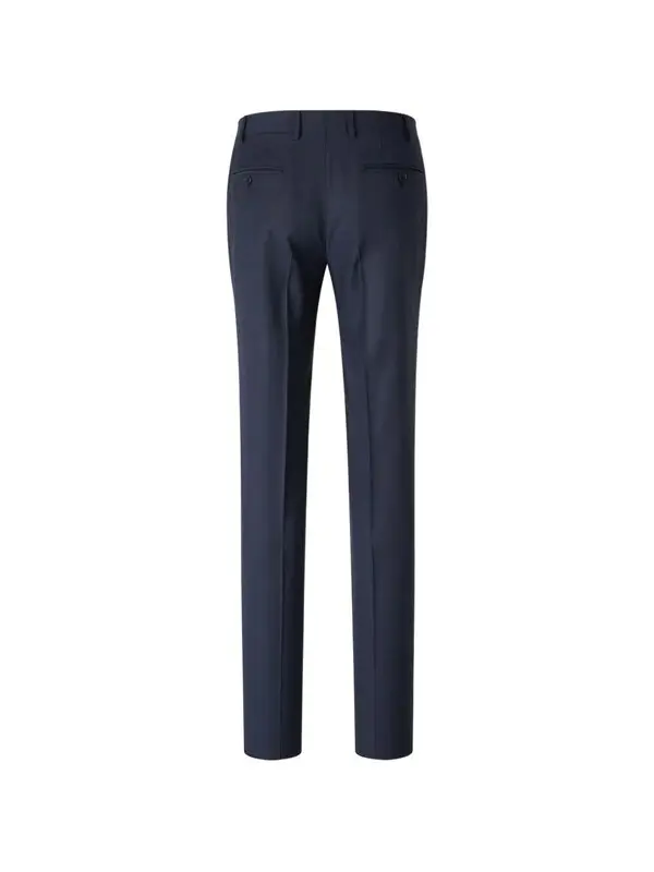 Canali Straight Two-button Wool Suits - Black