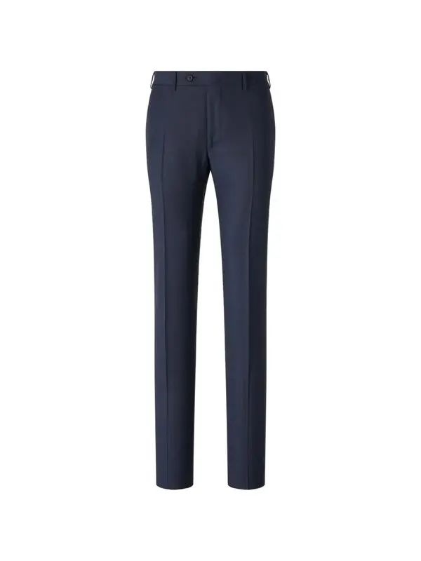 Canali Straight Two-button Wool Suits - Black
