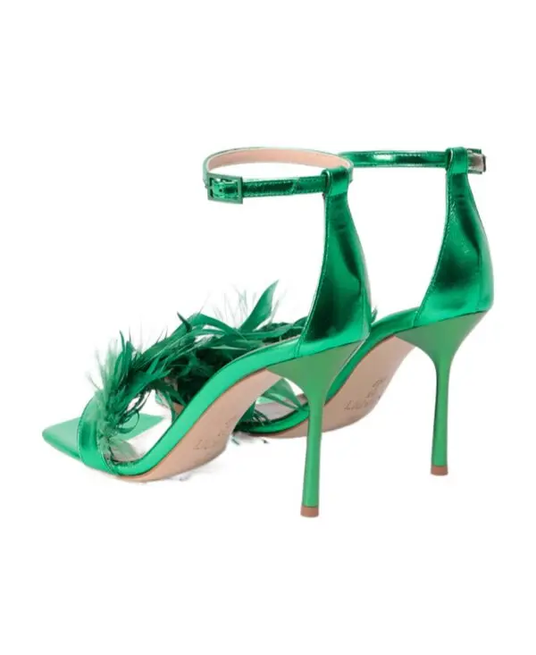 Liu Jo Feather Embellished Stiletto Sandals