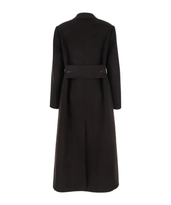 Victoria Beckham Double-breasted Button-up Coat - Brown