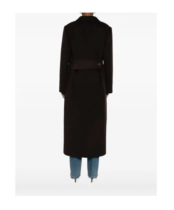 Victoria Beckham Double-breasted Button-up Coat - Brown