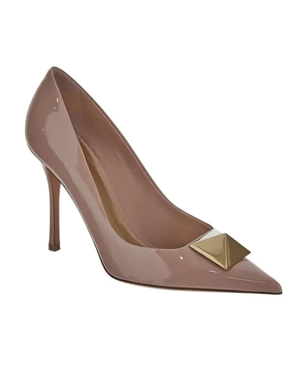 Valentino Garavani Studded Pointed Toe High Heel Pumps