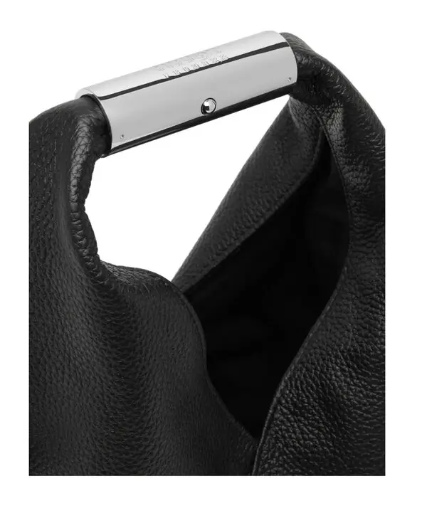 MAISON MARGIELA Japanese Tote Bag With Silver-tone Hardware - Black