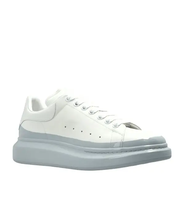Alexander McQueen Oversized Lace-up Sneakers - Gray