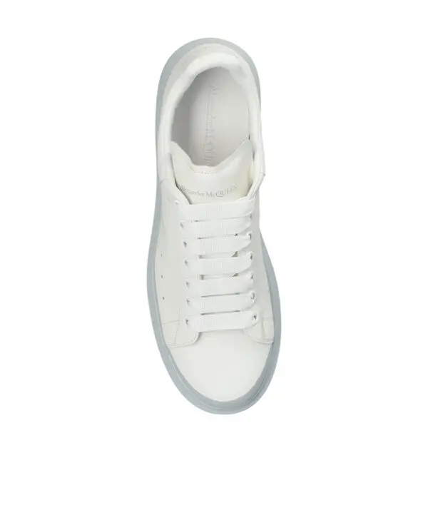 Alexander McQueen Oversized Lace-up Sneakers - Gray