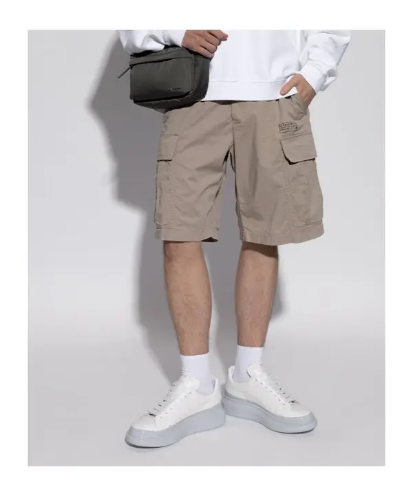Alexander McQueen Oversized Lace-up Sneakers - Gray