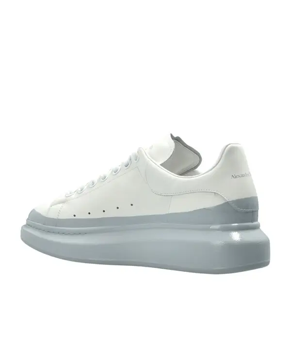 Alexander McQueen Oversized Lace-up Sneakers - Gray