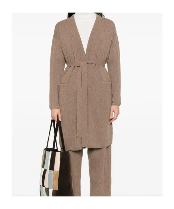 Max Mara Giusto Long Cardigan - Brown