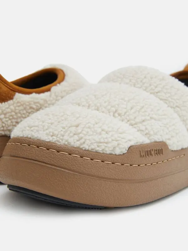 Moon Boot Padded Fleece Slip-on Boots
