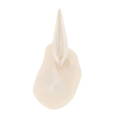 Bottega Veneta Asymmetrical Pearl Single Earring - Yellow