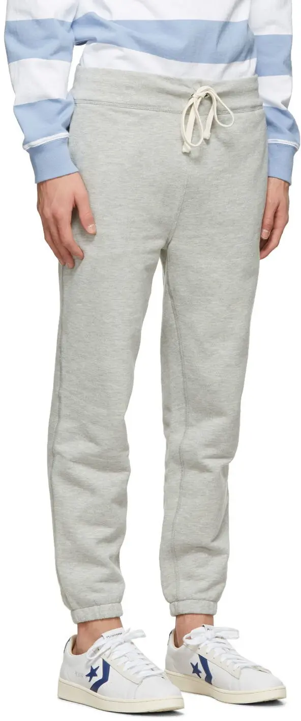 Polo Ralph Lauren Logo Embroidered Drawstring Sweatpants - White