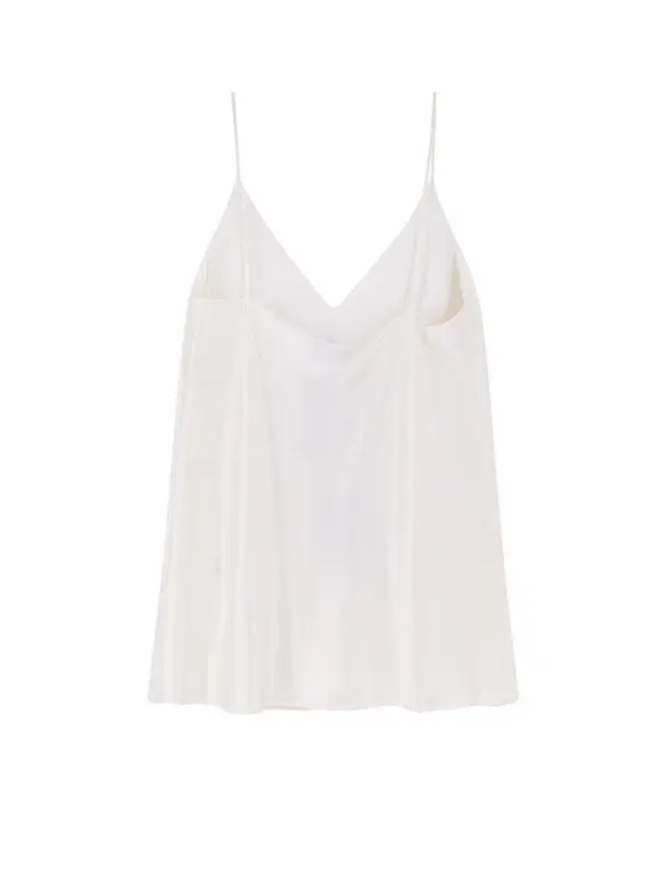 Max Mara V-neck Strappy Camisole - White
