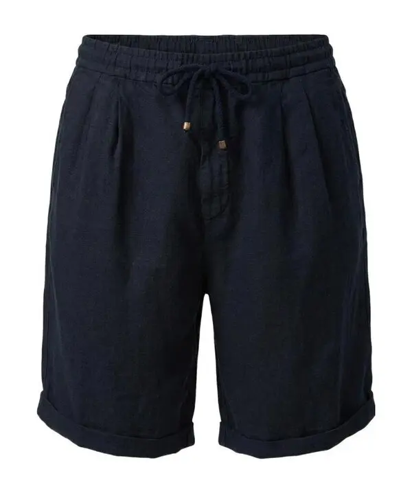 Brunello Cucinelli Drawstring Knee-length Shorts - Navy
