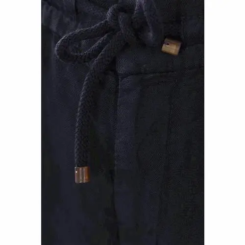 Brunello Cucinelli Drawstring Knee-length Shorts - Navy