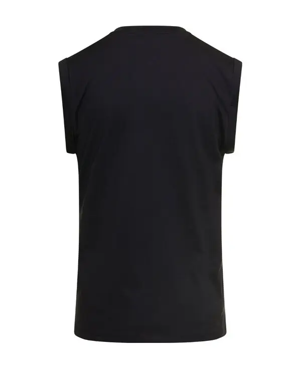 Balmain Sleeveless Logo Printed Tank Top