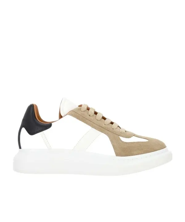 Alexander McQueen Suede Sneakers - White