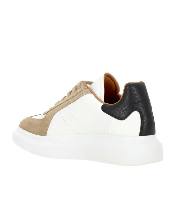 Alexander McQueen Suede Sneakers - White
