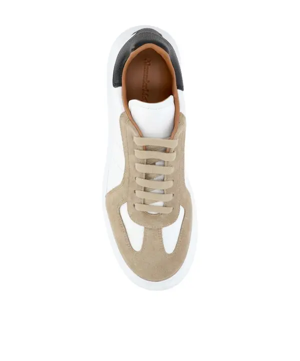 Alexander McQueen Suede Sneakers - White
