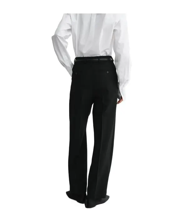 TOTEME Pleated Tailored Trousers - Black