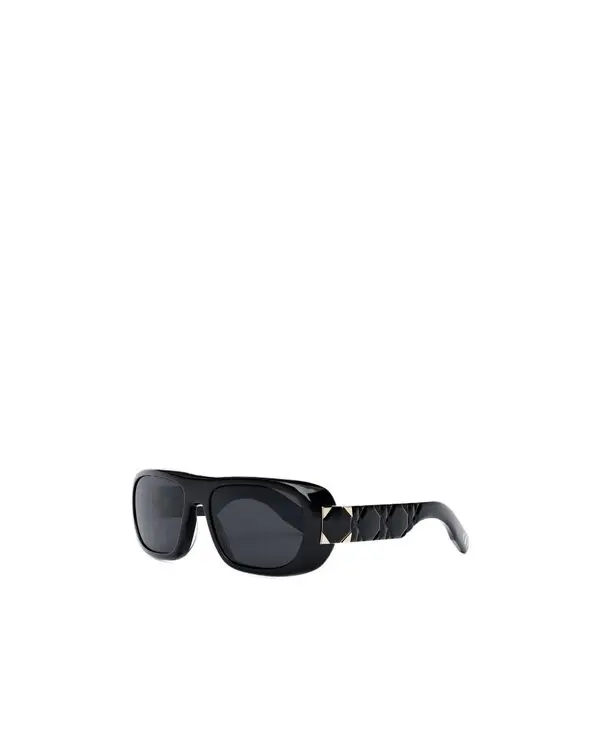 Dior Logo Embellished Sunglasses - Black