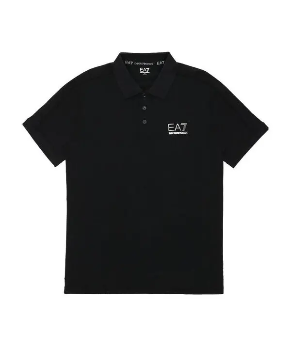 EA7 Logo Lapel Polo Shirt