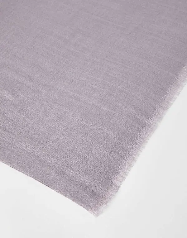 Brunello Cucinelli Translucent Fringe-edge Scarf