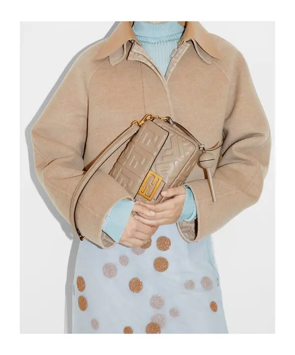Fendi Ff Printed Reversible Cropped Jacket