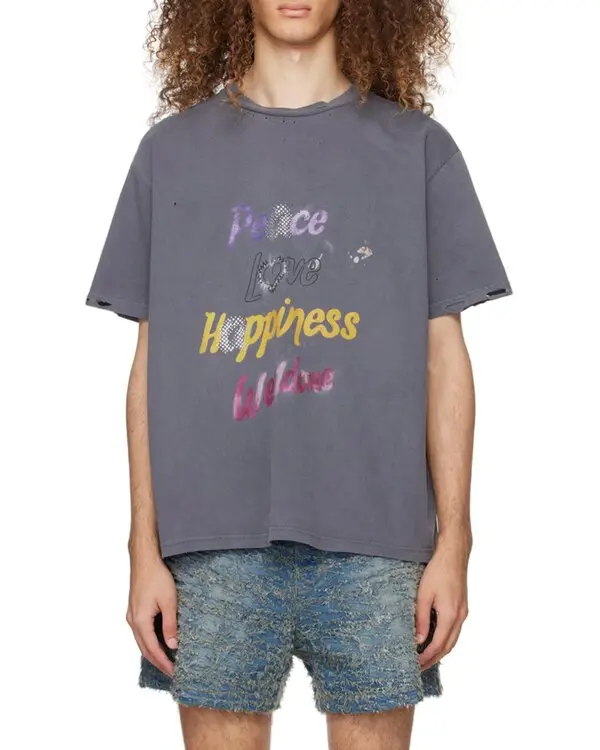 We11Done Slogan-print Cottton T-shirt