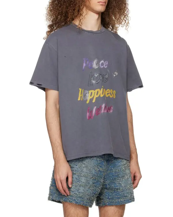 We11Done Slogan-print Cottton T-shirt