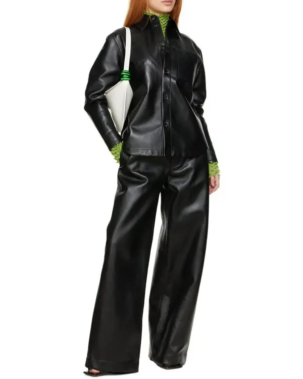 Bottega Veneta Logo Wide-leg Trousers