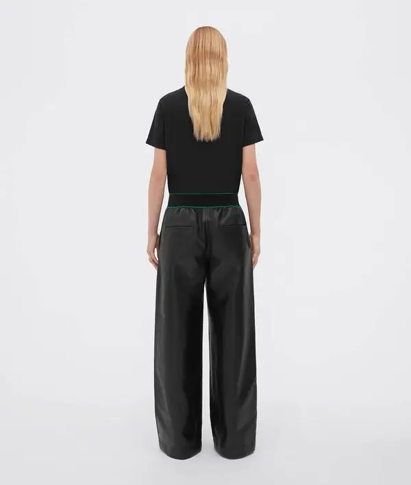 Bottega Veneta Logo Wide-leg Trousers