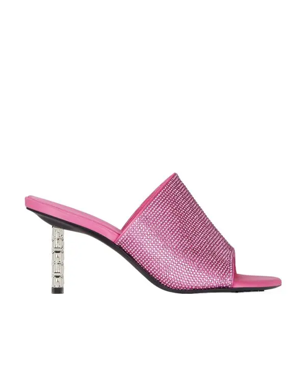 Givenchy All Strass G Cube Mules - Phosphor