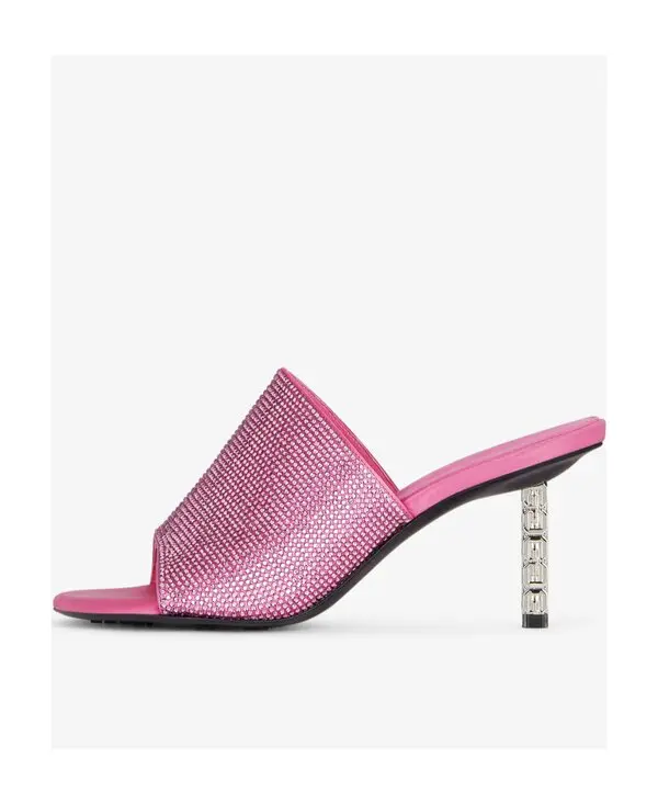 Givenchy All Strass G Cube Mules - Phosphor