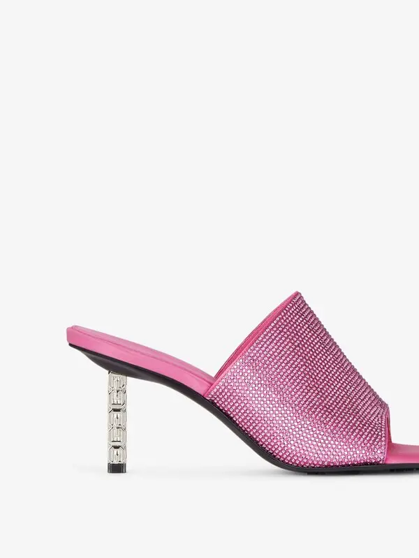 Givenchy All Strass G Cube Mules - Phosphor