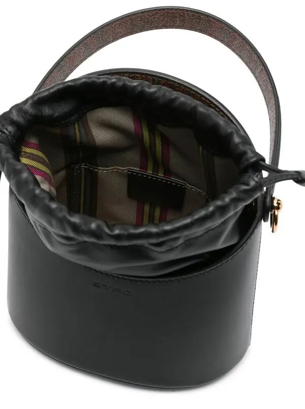 Etro Saturno Small Tote Bag - Black