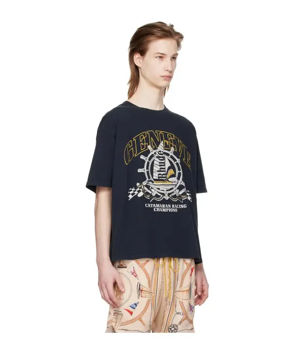 Rhude Geneve Catamaran Cotton T-shirt